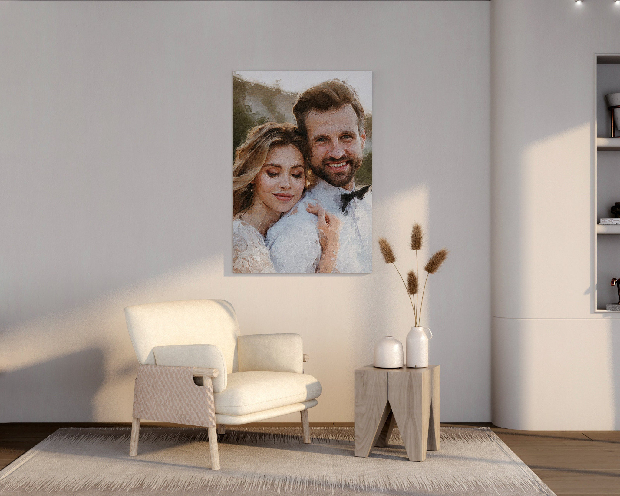 ZeaZu Black And White Fabric Wall Decor | Wayfair