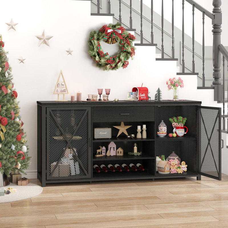 17 Stories 70.9" Long Bar Cabinet & Reviews | Wayfair