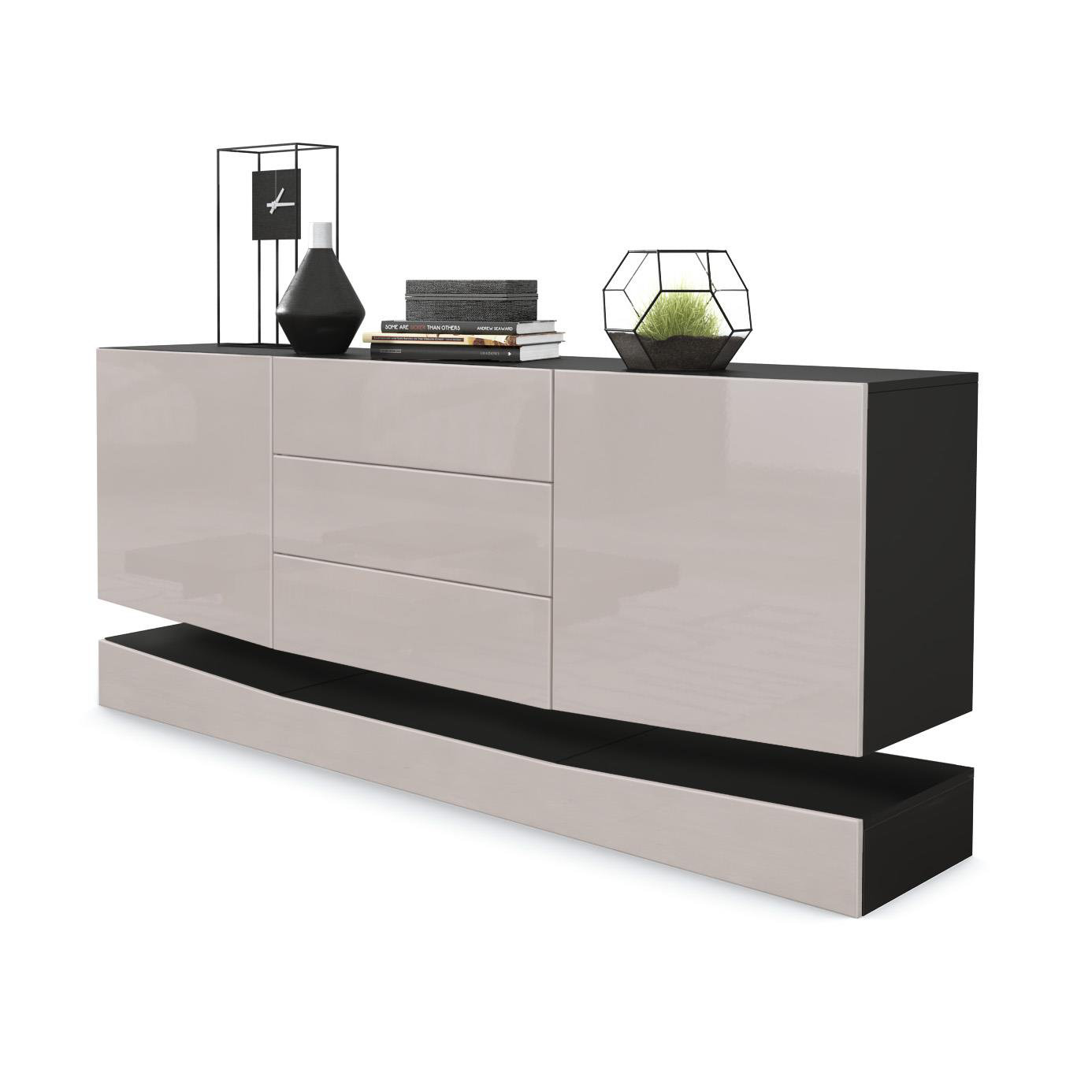 Metro Lane Mccool 178 Cm Wide 3 Drawer Sideboard & Reviews | Wayfair.co.uk