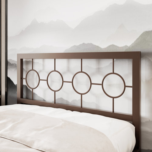 Wade Logan® Avren Oriental Vintage Style Metal Platform Bed & Reviews ...