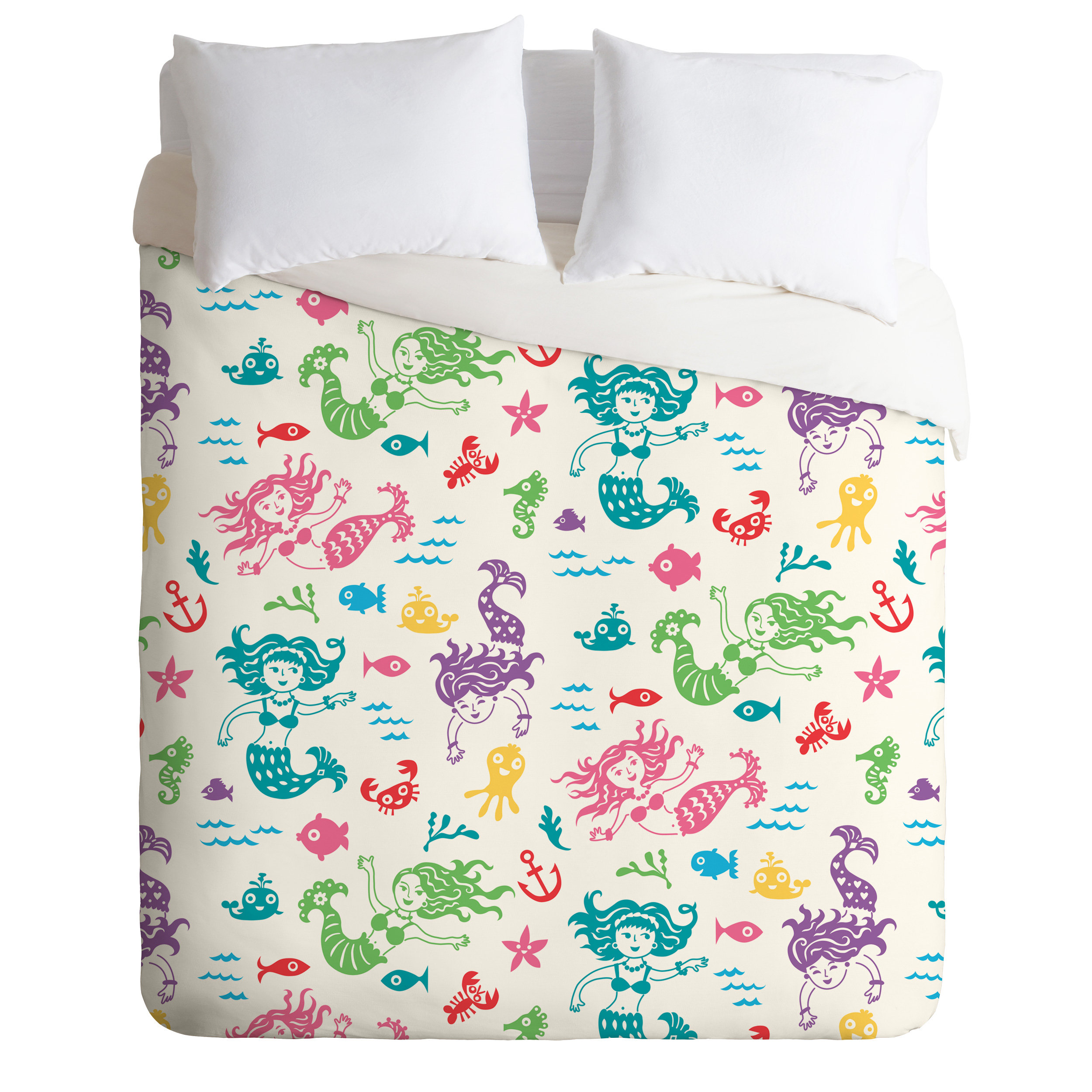 Deny Designs Mermaids Duvet Cover | Wayfair