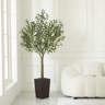 AllModern Altera UV Resistant Artificial Olive Tree for Indoor ...