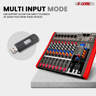 5 Core Audio Mixer DJ Equipment Digital Sound Board Karaoke XLR Mixers ...
