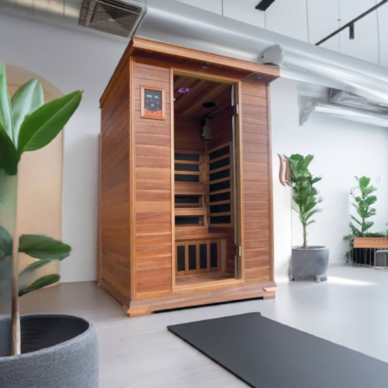 SunRay Saunas Sierra Luxury 2 - Person FAR Infrared Sauna & Reviews ...