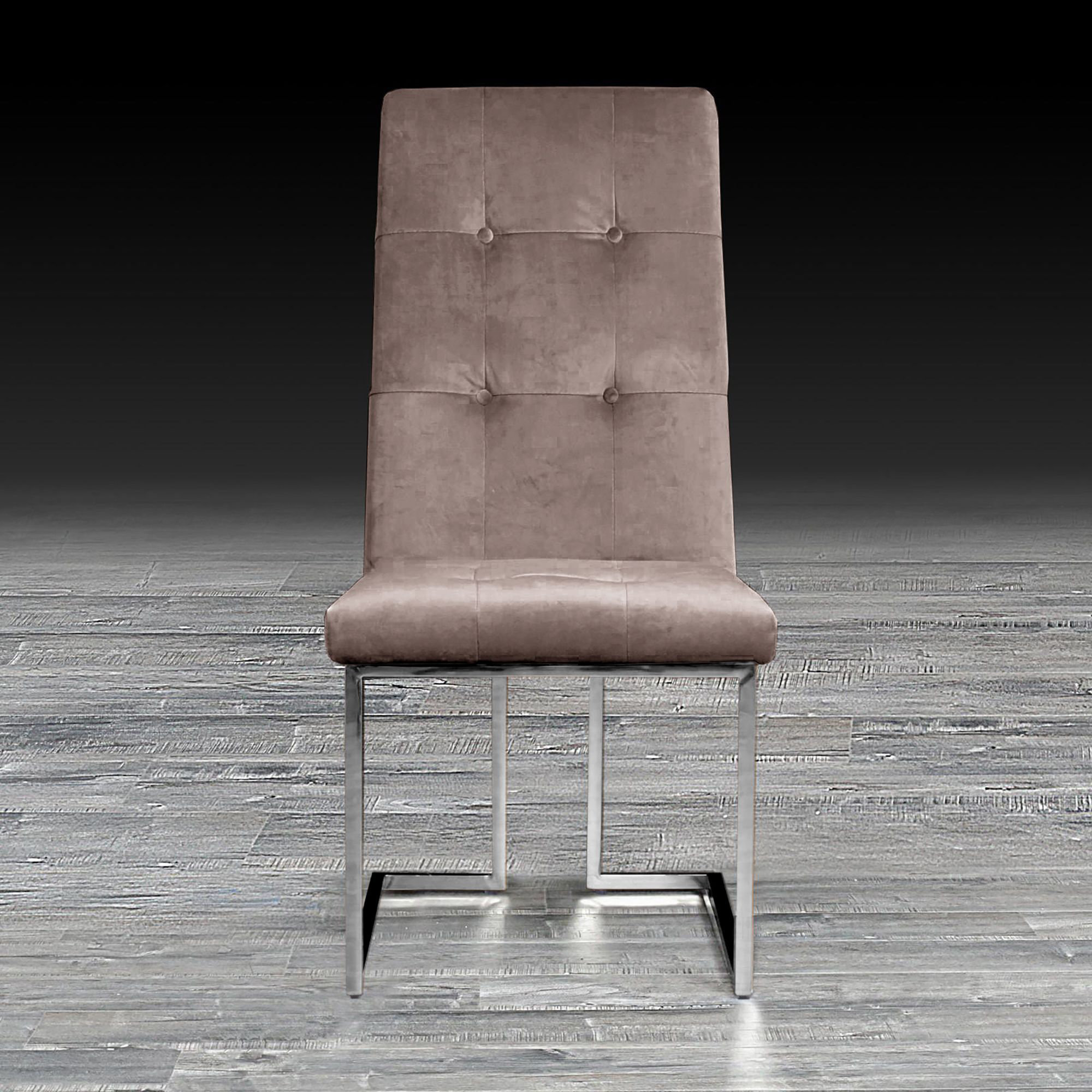 Everly Quinn Panseluta Velvet Side Chair | Wayfair