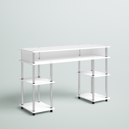 Zipcode Design™ Edwin No Tools Writing Desk with Shelves & Reviews ...