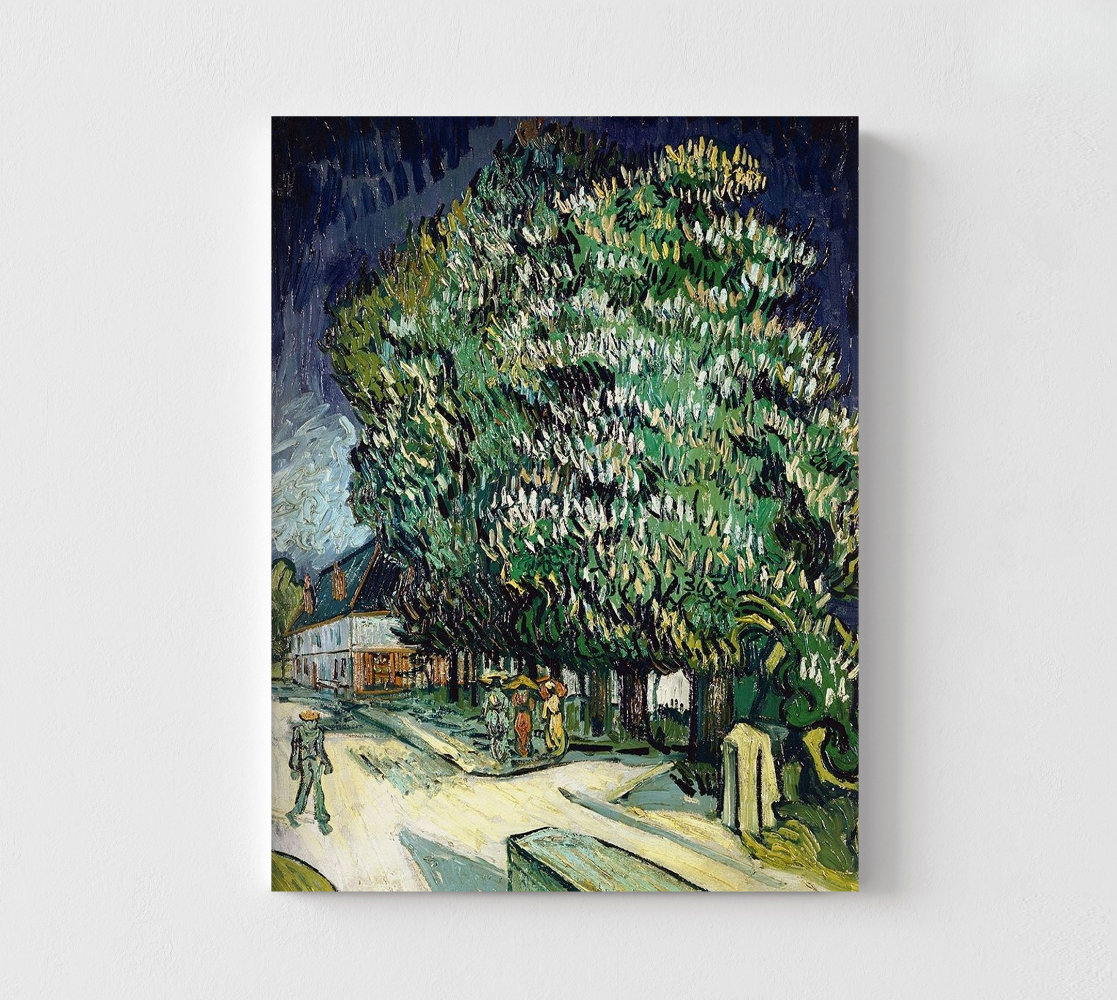 WeFrameArt Chestnut Trees In Blossom By Vincent Van Gogh, Chestnut Tree ...