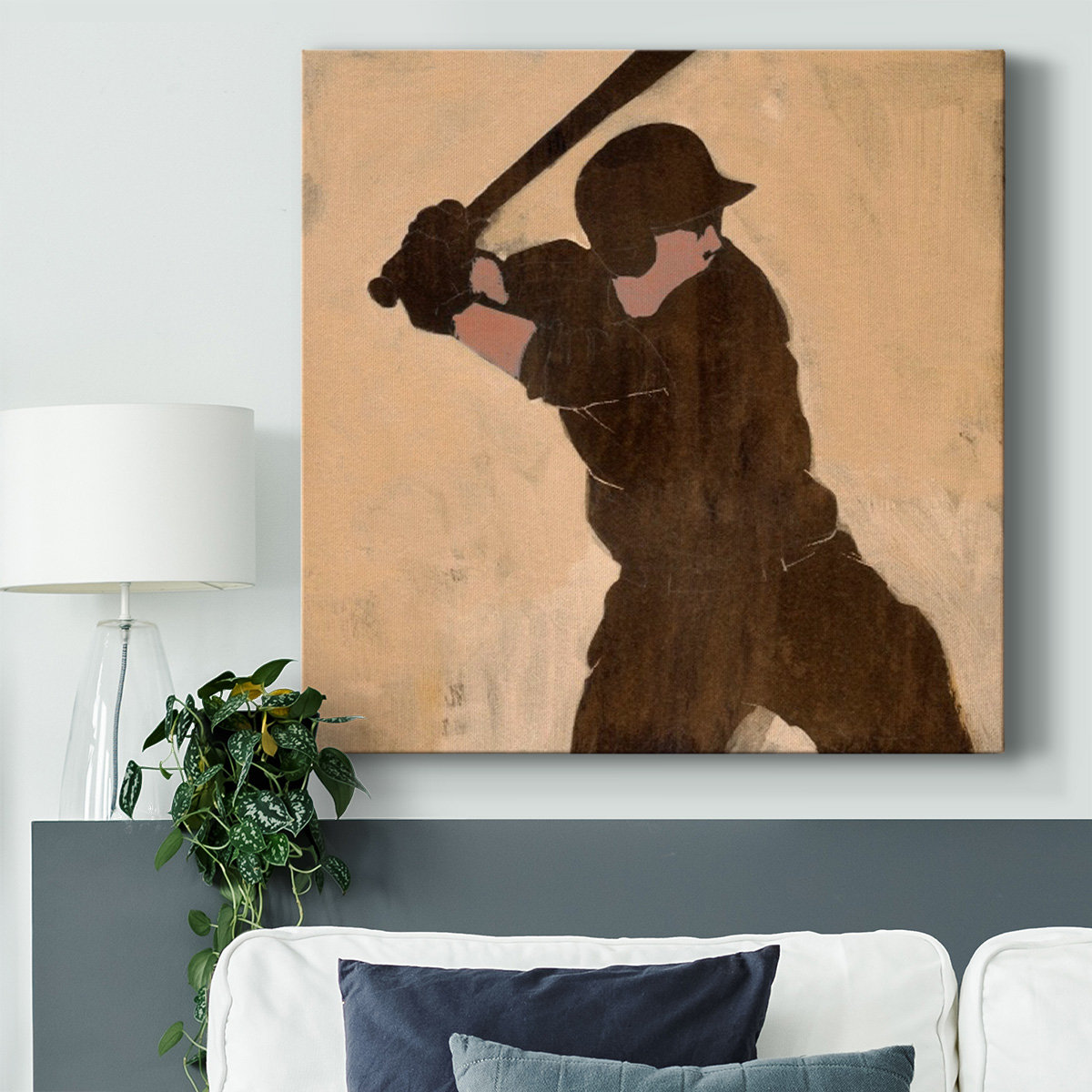 Winston Porter Blush Foothills I - Wrapped Canvas Painting | Wayfair