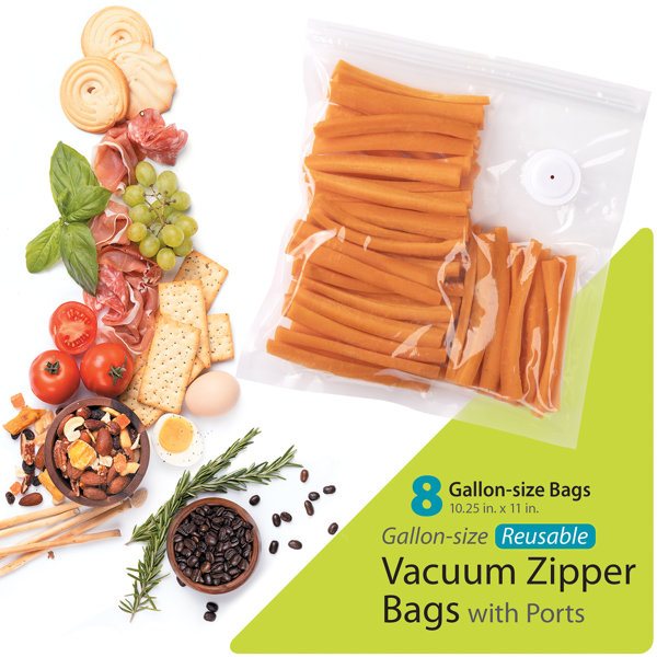 Presto Freshdaddy Vacuum Zipper Bags - Gallon Size | Wayfair