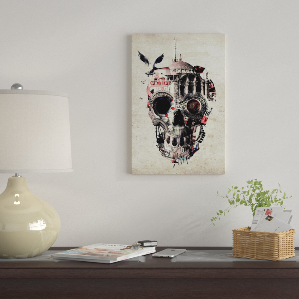 East Urban Home Istanbul Skull I by Ali Gulec - Gallery-Wrapped Canvas ...