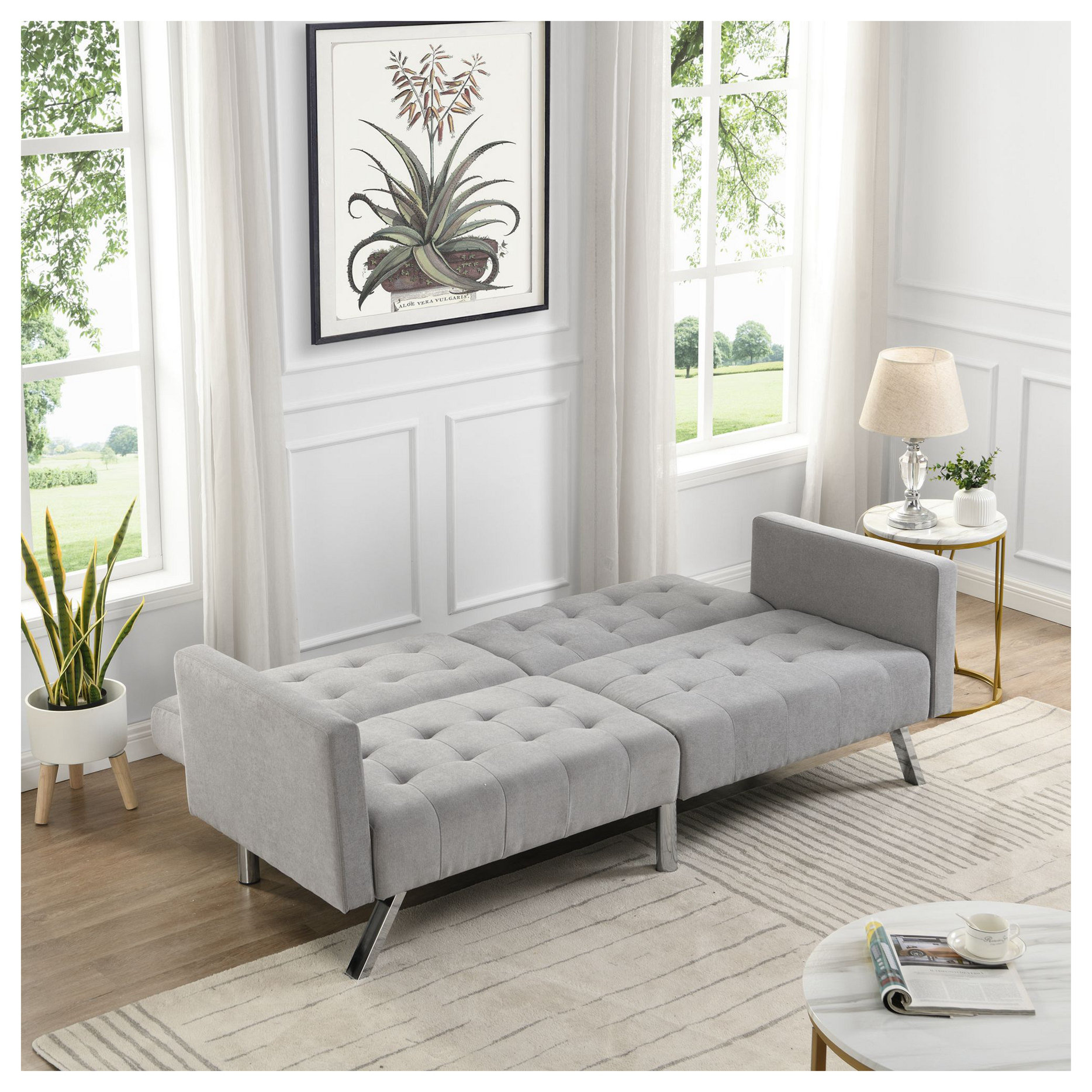 Ebern Designs Bernathy 74.80'' Upholstered Sofa | Wayfair