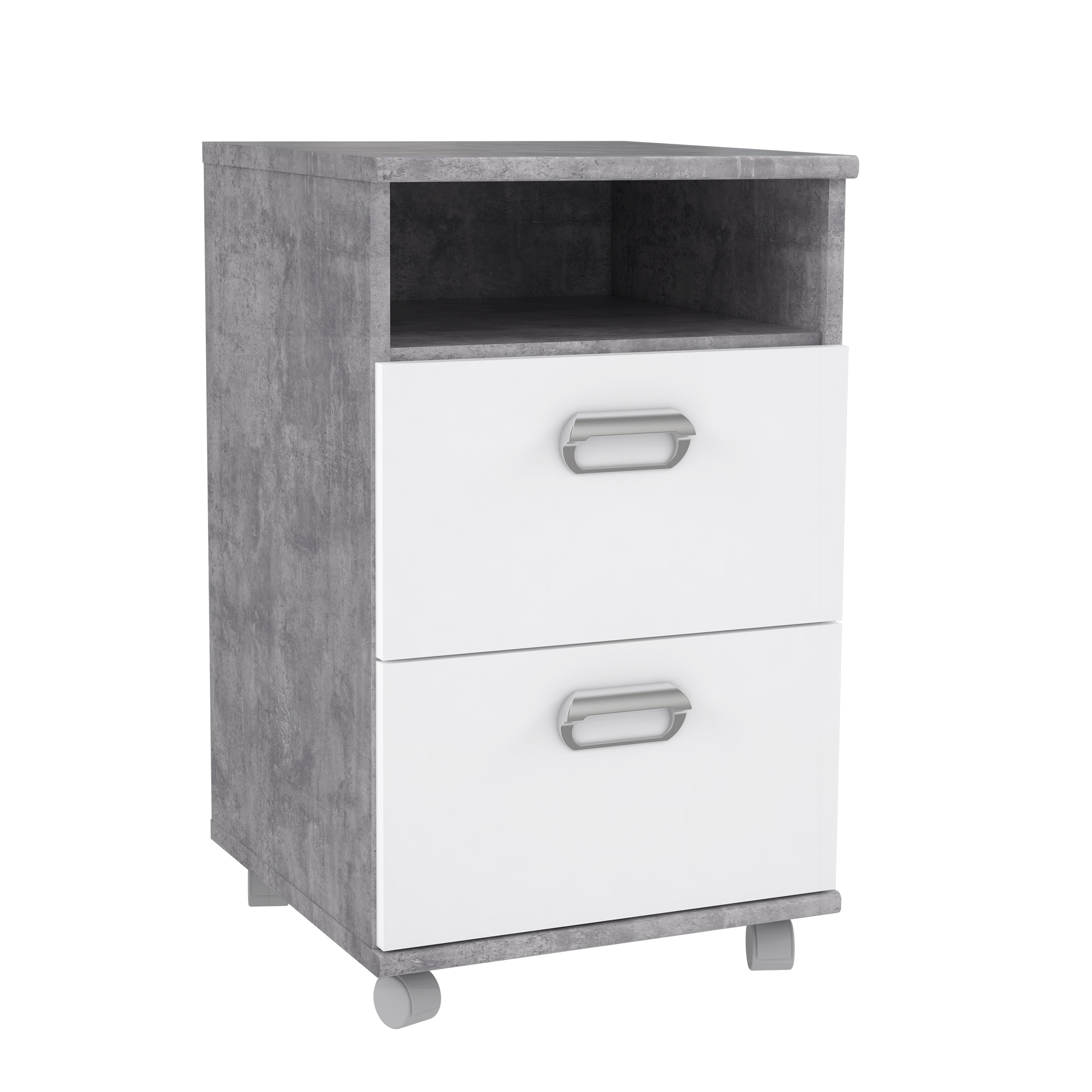 Zipcode Design Bearup 2 Drawer Bedside Table | Wayfair.ie