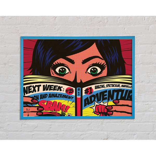 Happy Larry Comic Book Read by Unkown - Single Picture Frame Art Prints ...