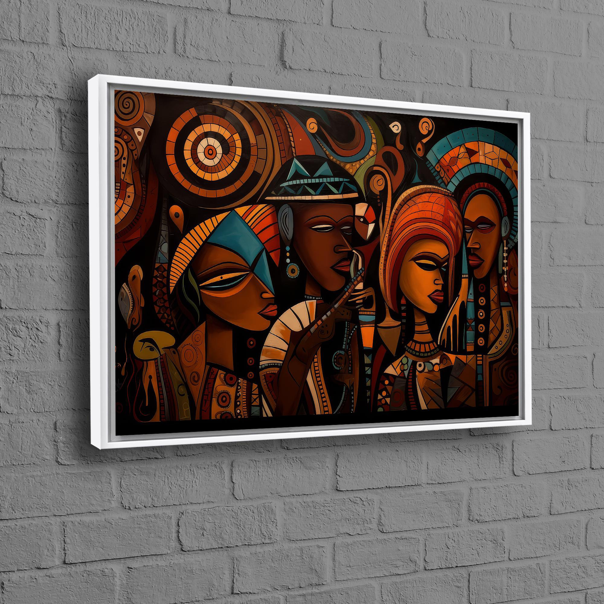 kayra export African Woman Wall Art Canvas Perfect As A Modern Art Gift ...