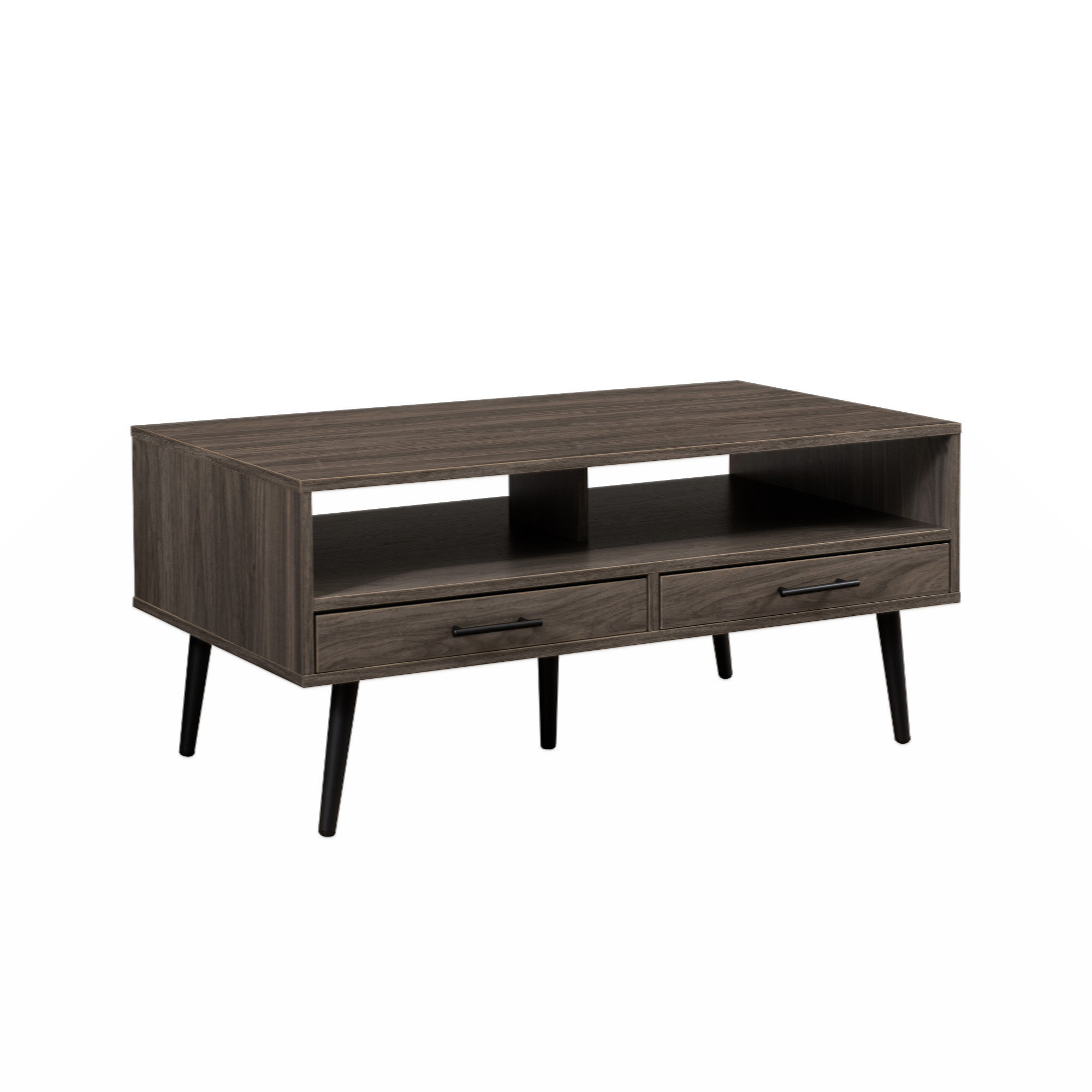 Corrigan Studio® Contemporary 2-Drawer Low Coffee Table | Wayfair