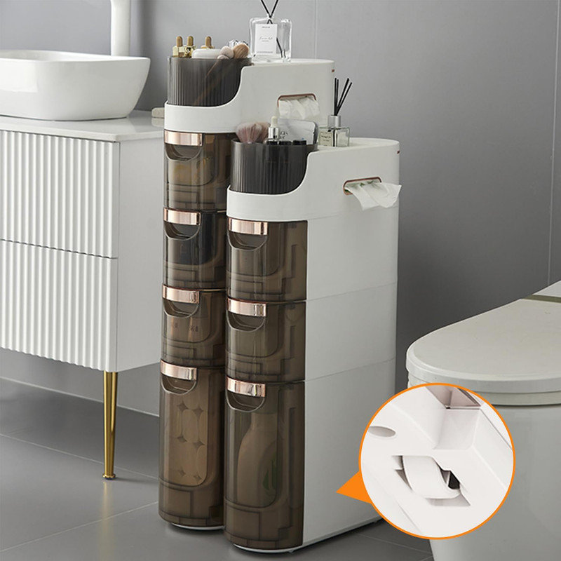 Rebrilliant Quatto Plastic / Acrylic Bathroom Cabinet | Wayfair