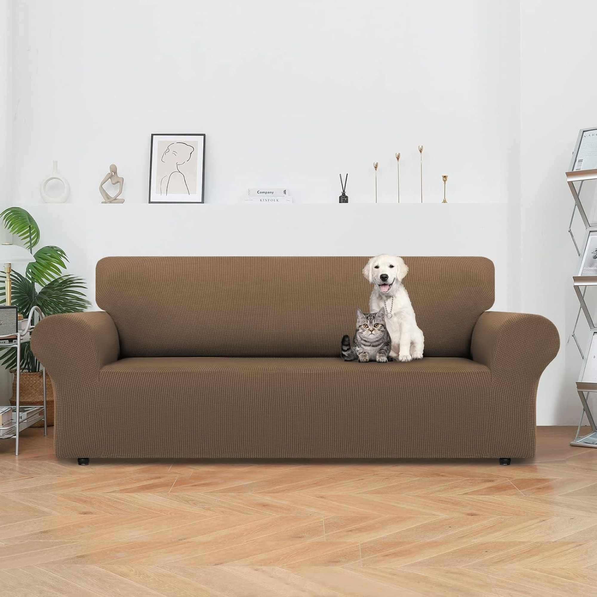 Latitude Run® Stretch Oversized Sofa Slipcovers 1 Piece Couch Covers ...