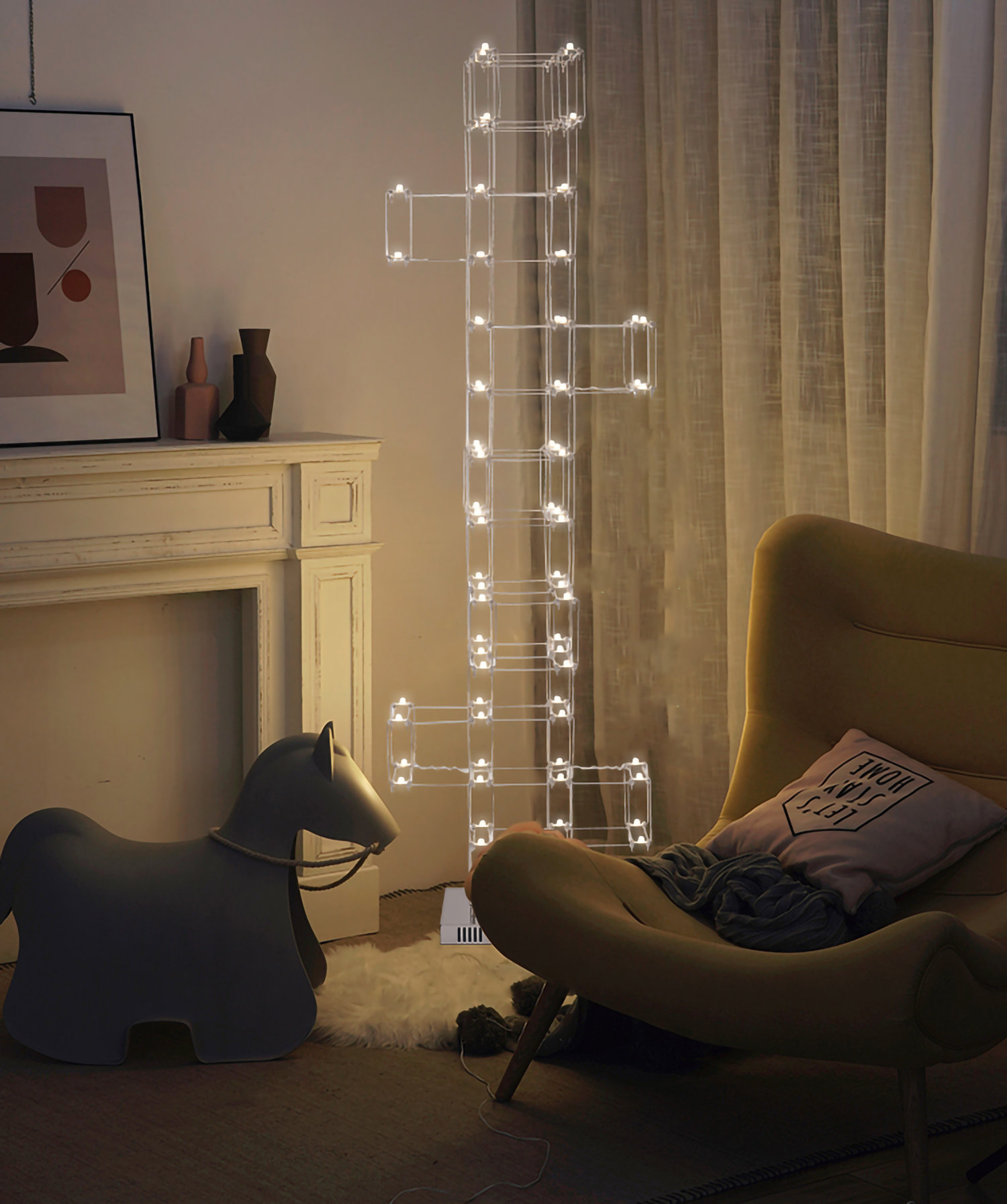 Orren Ellis Airis 65" LED Novelty Floor Lamp | Wayfair
