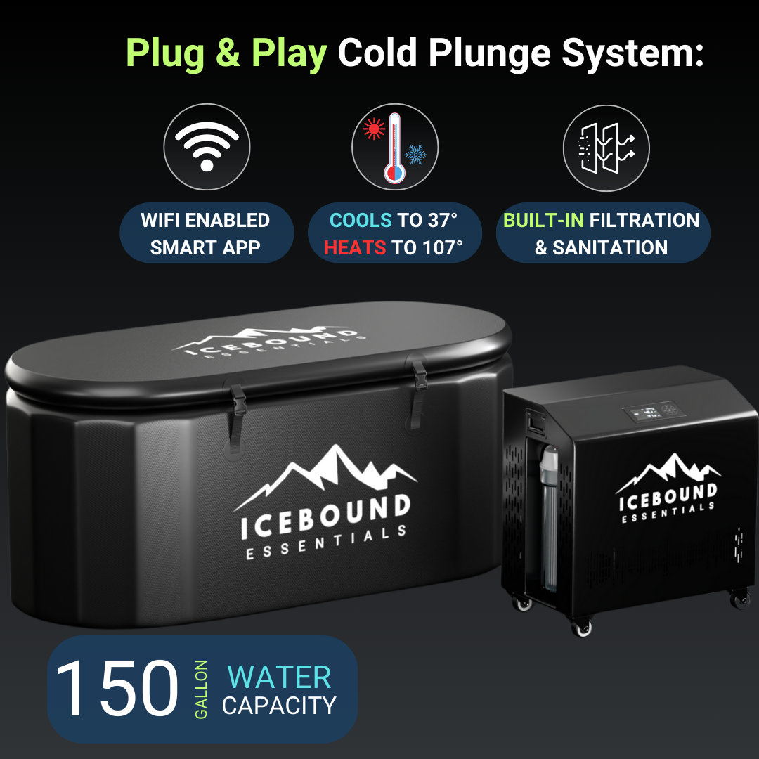 Icebound Essentials The Endurance Cold Plunge with 1HP Chiller (Cool Grey) - Wayfair Canada