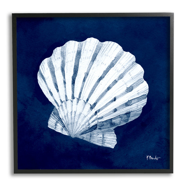 Highland Dunes Cyanotype Shells Traditional Scallop by Paul Brent ...
