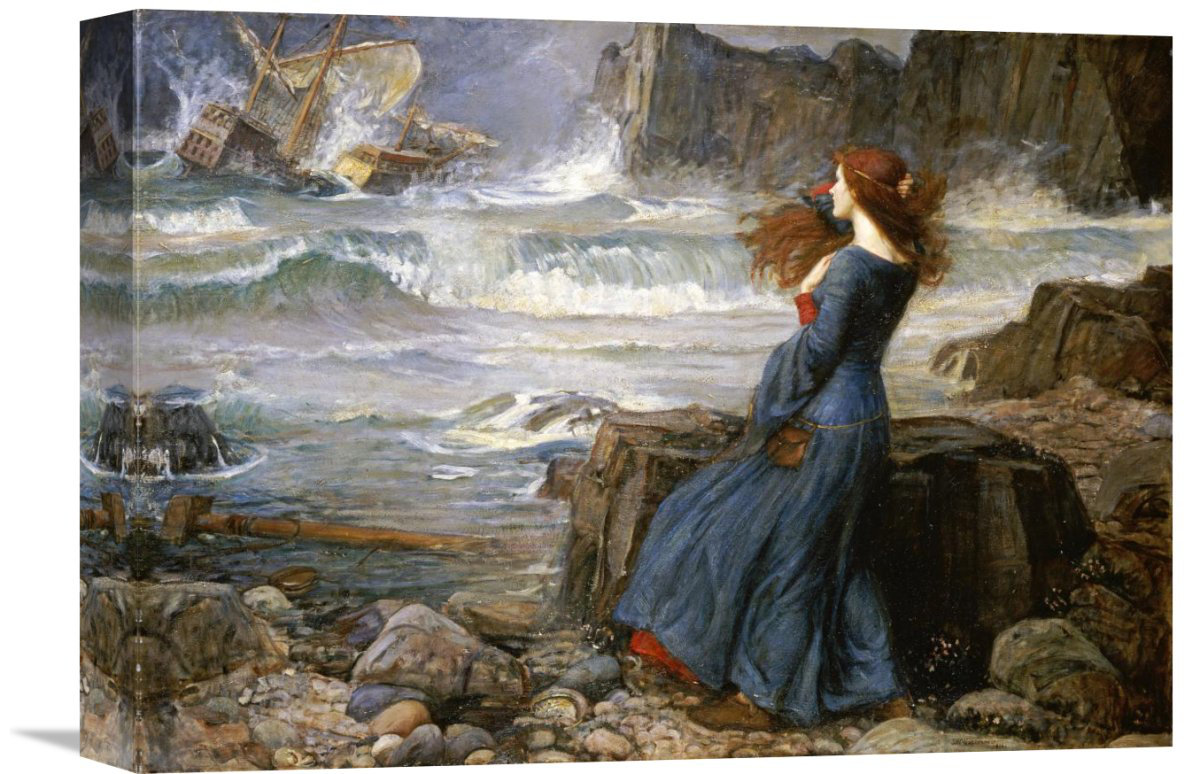 Vault W Artwork " Miranda - The Tempest " by John William Waterhouse ...