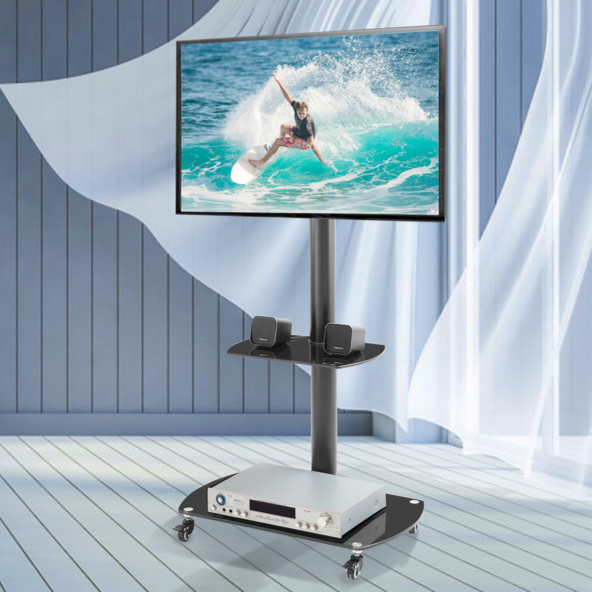Rebrilliant Height And Angle Adjustable Multi-Function Tempered Glass ...