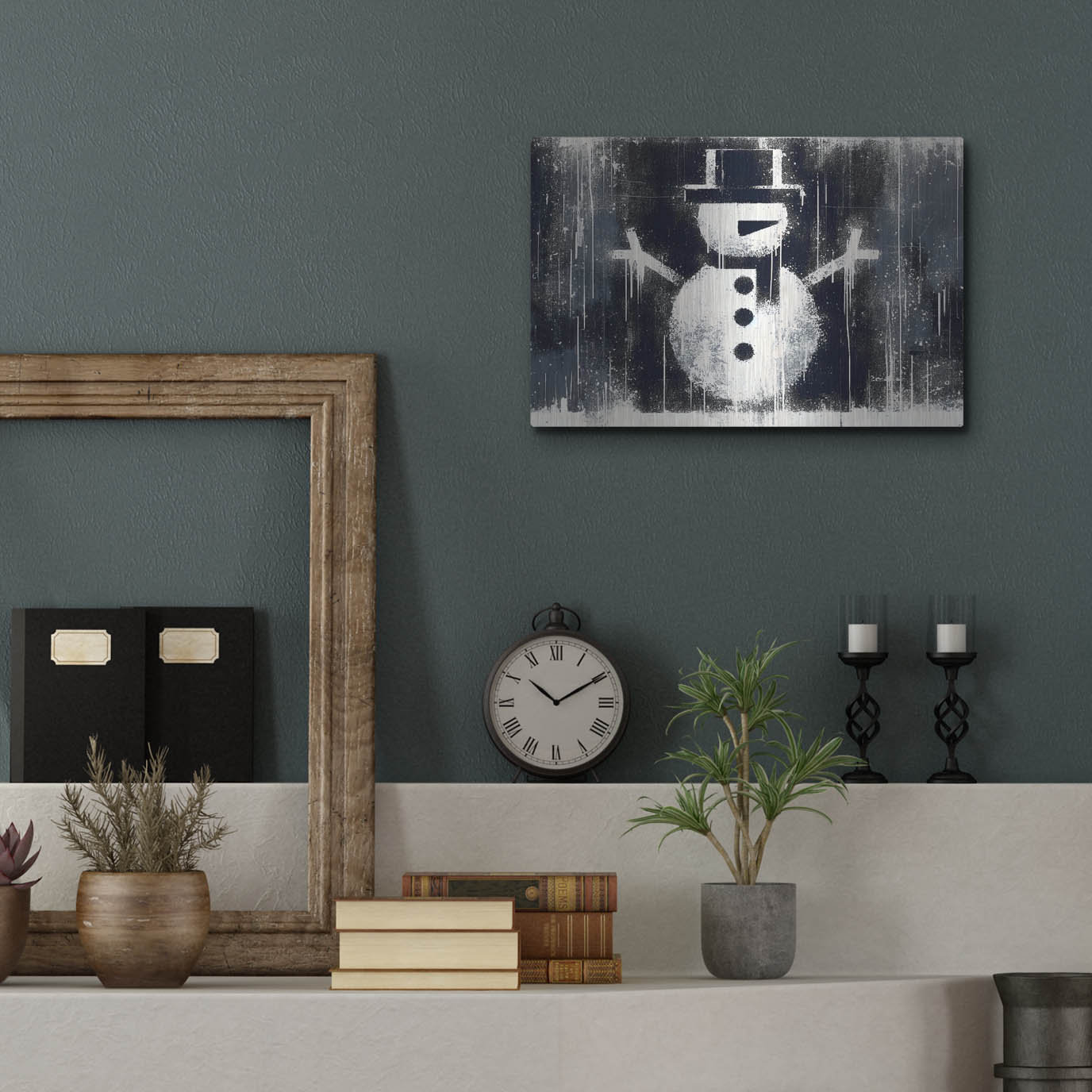 Ivy Bronx Snowman' by Andreas Magnusson Metal Wall Art | Wayfair
