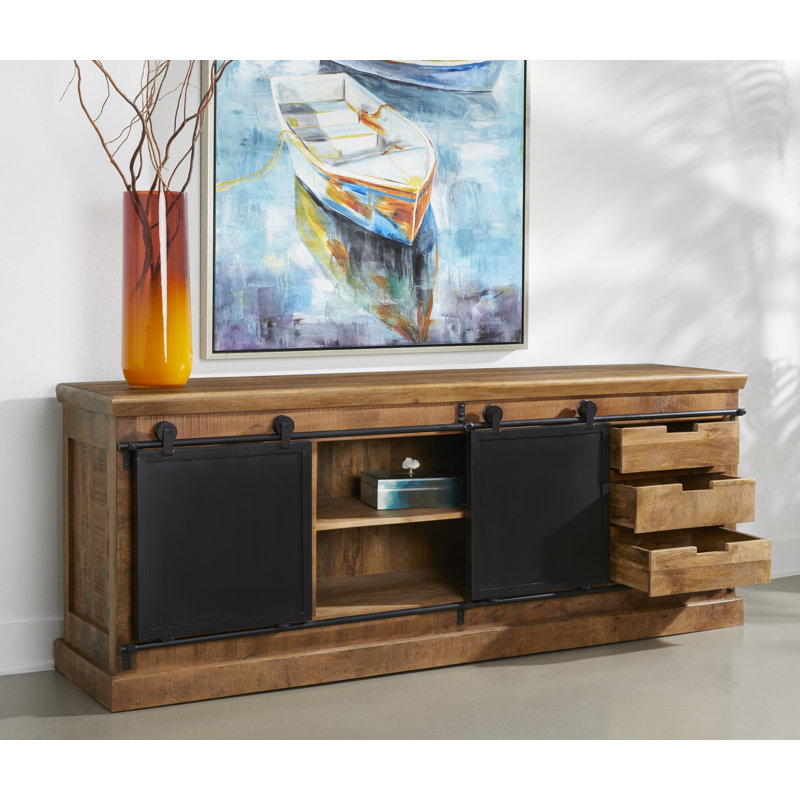Millwood Pines Clirim 70" Wide 6 Drawer Credenza | Wayfair