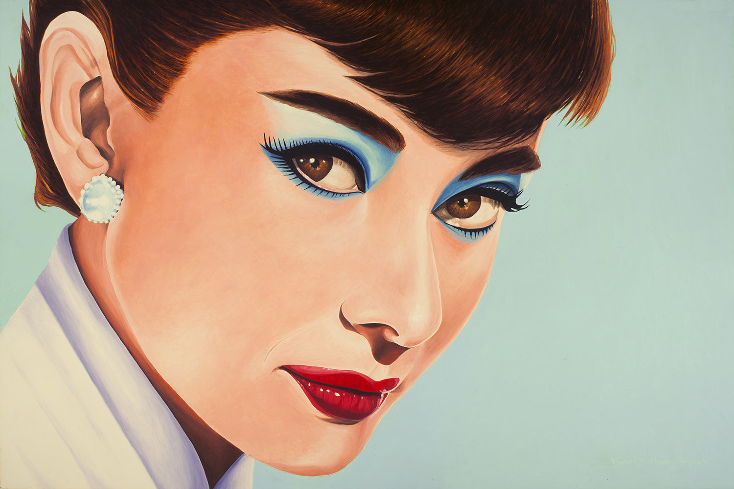 House of Hampton® Audrey Hepburn by Karl Black - Graphic Art Print ...