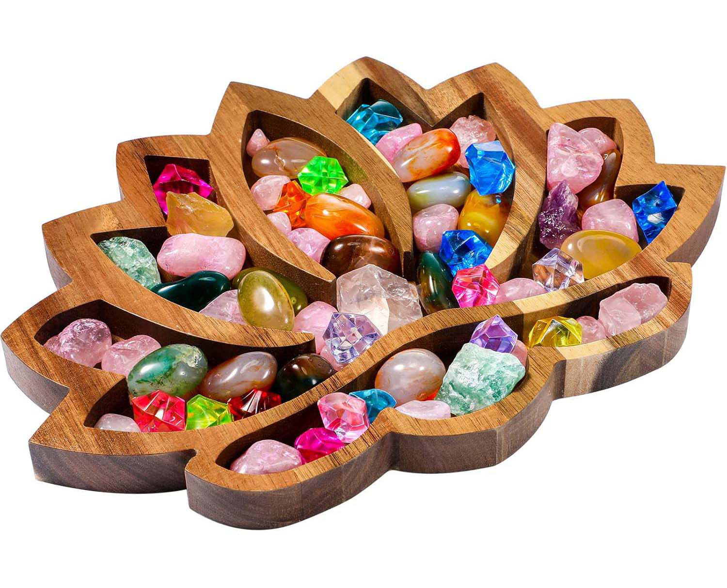 Dakota Fields Lotus Crystal Tray For Stones Crystals And Healing Stones ...