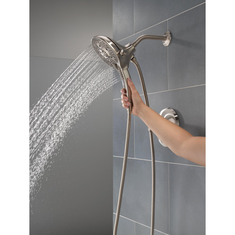 Delta Tetra 17 Series Dual-Function Shower Faucet Trim, In2ition Shower ...