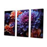 Latitude Run® Mums Nocturnal Elegance Midnight Indigo I - Mums Canvas ...