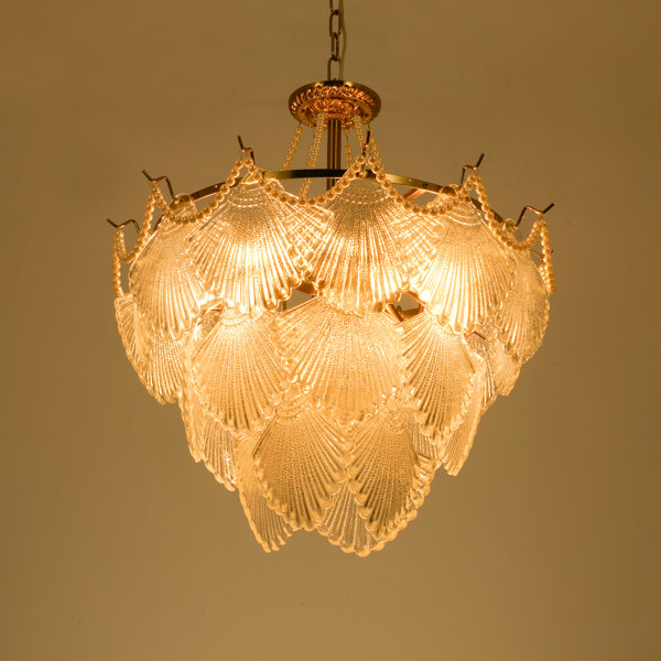 Rosdorf Park 24" Shell-shaped Crystal Chandelier | Wayfair