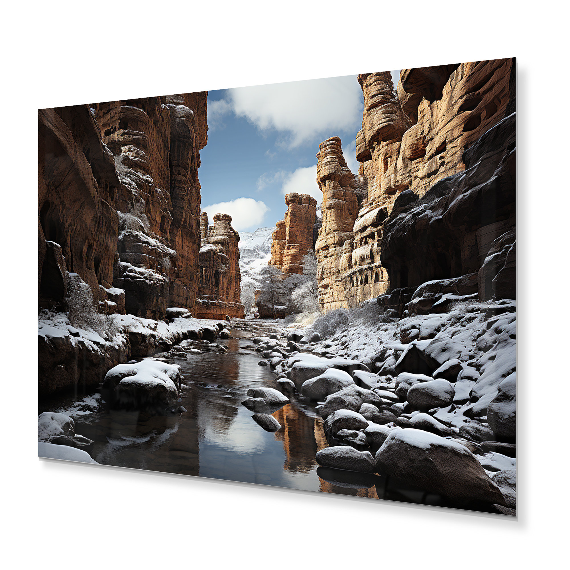 Union Rustic Canyon Winter Legacy - Landscapes Metal Wall Art Prints ...