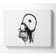 ClassicLiving The Simpsons Homer Small Brain B N W - Wrapped Canvas Art ...