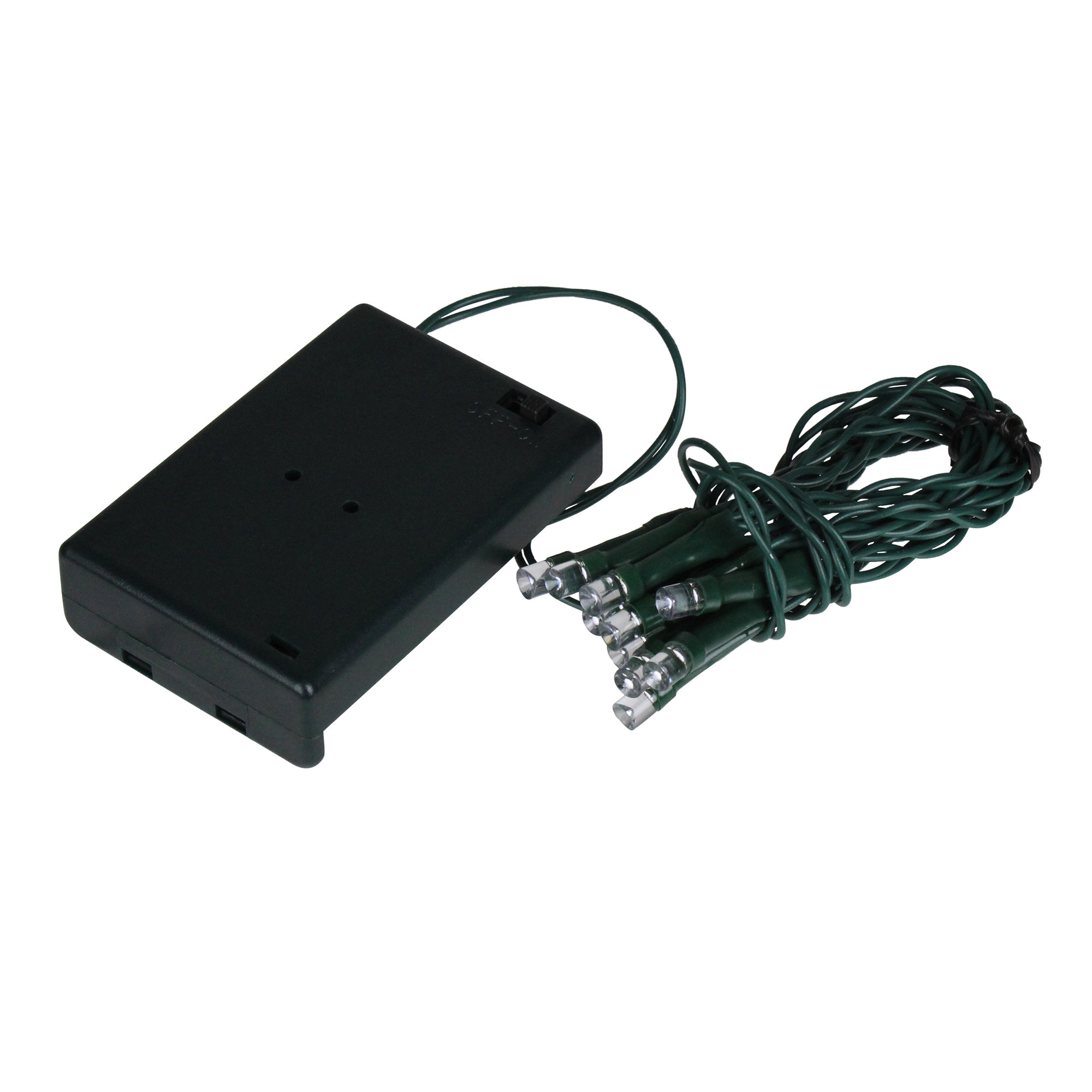 Sienna Lighting 10 Battery Operated LED Wide Angle Christmas Lights ...