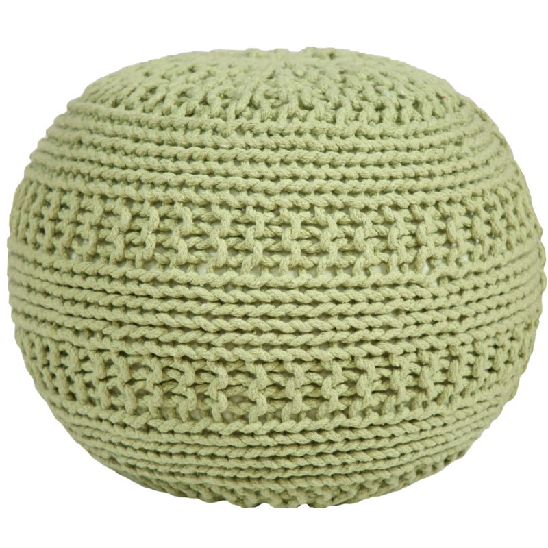 Dakota Fields Telauges Upholstered Pouf & Reviews | Wayfair