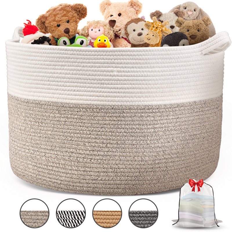 Latitude Run® Cotton Rope Basket, Storage Baskets & Reviews | Wayfair