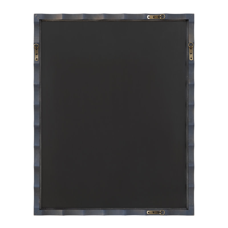 Everly Quinn Tashaun Navy Blue Mirror | Wayfair