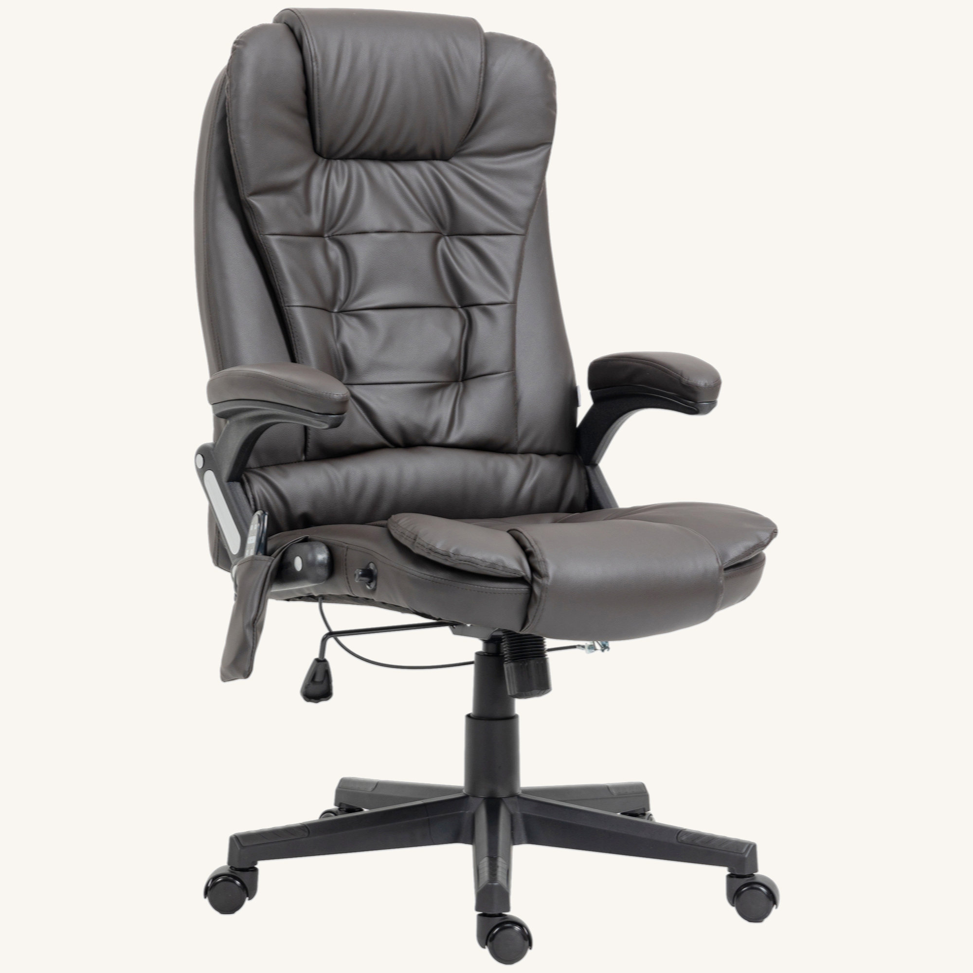 Latitude Run® High Back Vibration Massage Office Chair With 6 Vibration ...