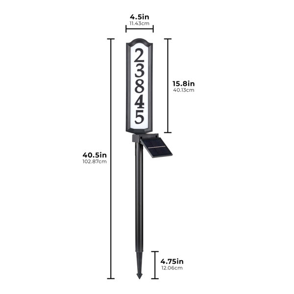 Whitehall Products Solarsolutions Aurora Address Post & Reviews | Wayfair