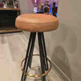 Surya Oberon OBE-001 28"H X 15"W X 15"D Bar Stool | Perigold
