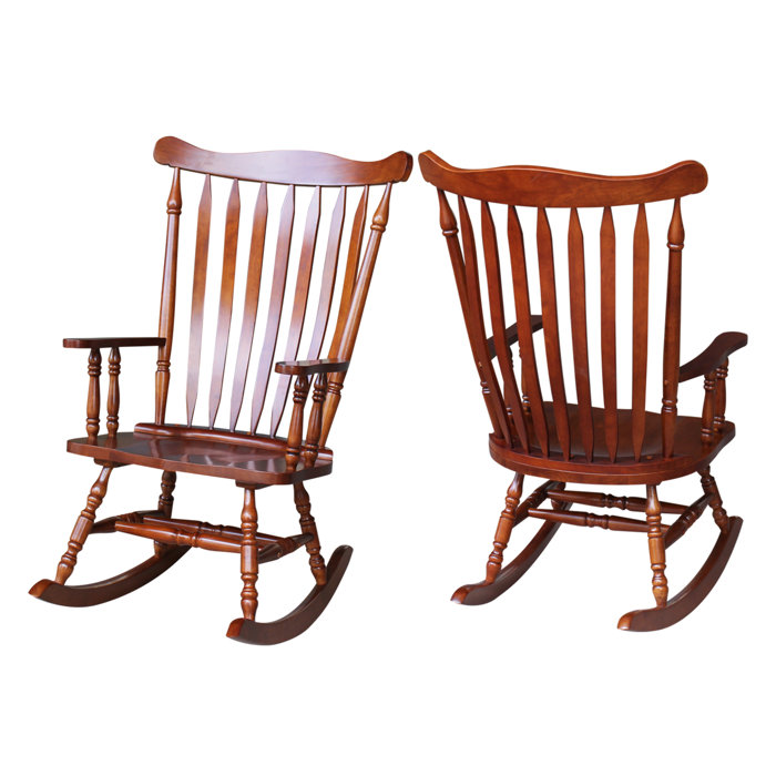 International Concepts Solid Wood Rocking Chair & Reviews | Wayfair