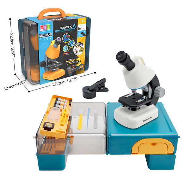 Topteng Handheld Microscope LED 100X-1200X Magnification Science Toys ...