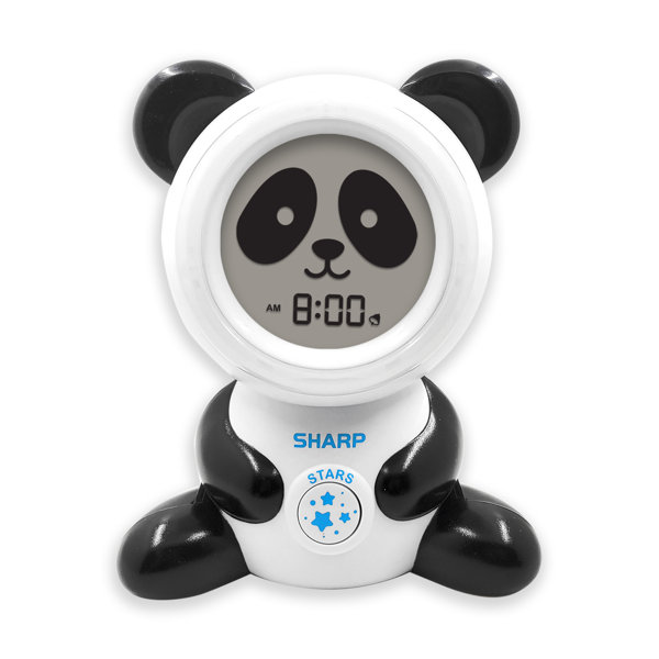 Sharp Ready to Wake Panda Sleep Trainer Kids Alarm Clock, Simple to Set ...