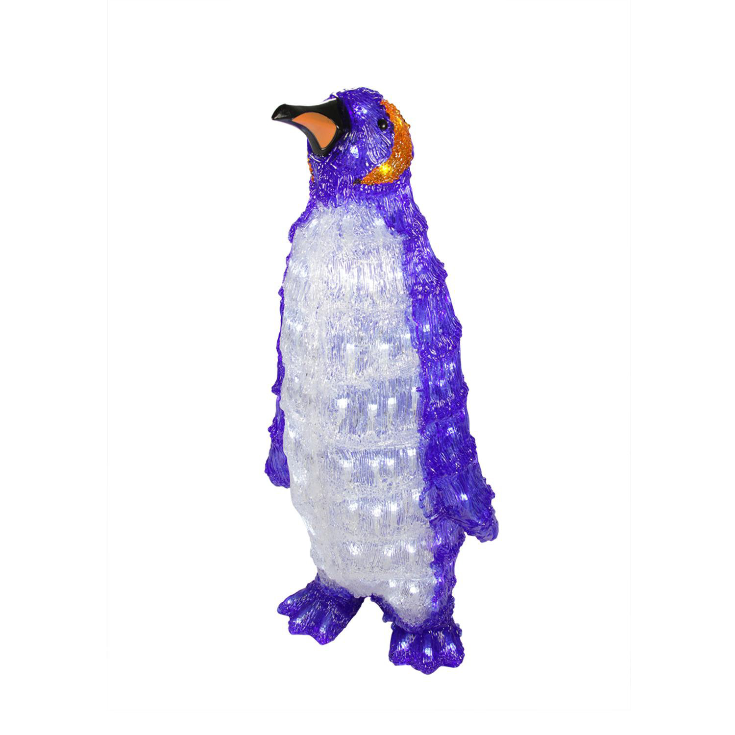 The Holiday Aisle® 18" Lighted Commercial Grade Acrylic Penguin ...