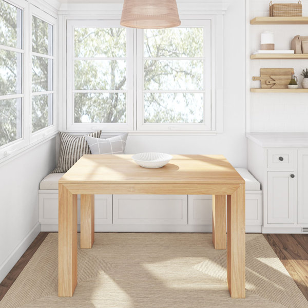 Wade Logan® Chalonda Solid Wood Dining Table & Reviews | Wayfair