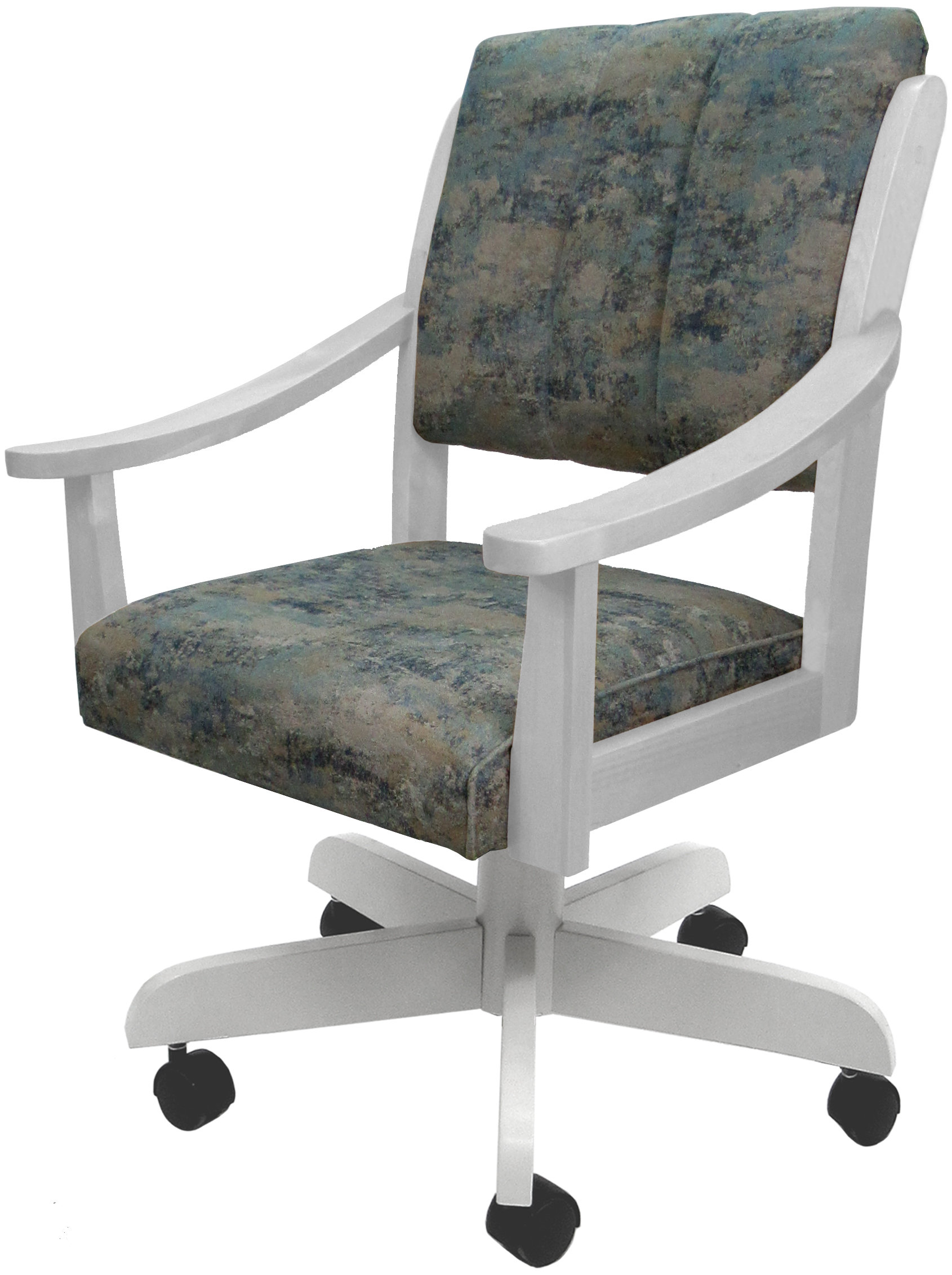 Wildon Home® Quionna Dining Caster Chair with Arms | Wayfair