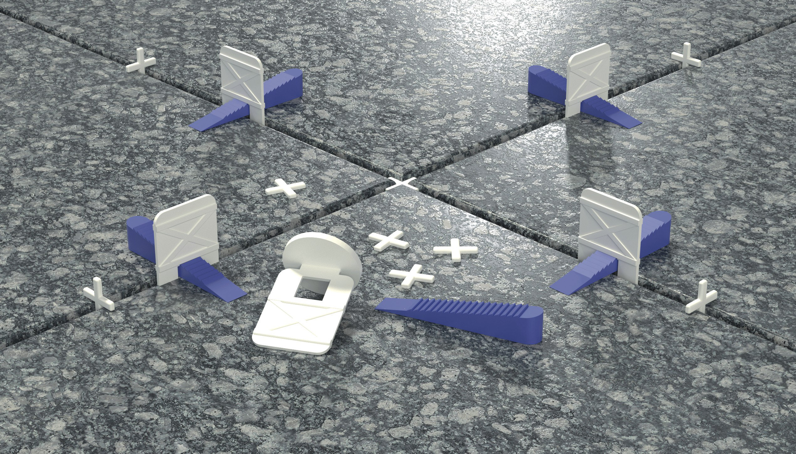 Cezar Tile Mounting System, Includes 300 Clips - Wayfair Canada