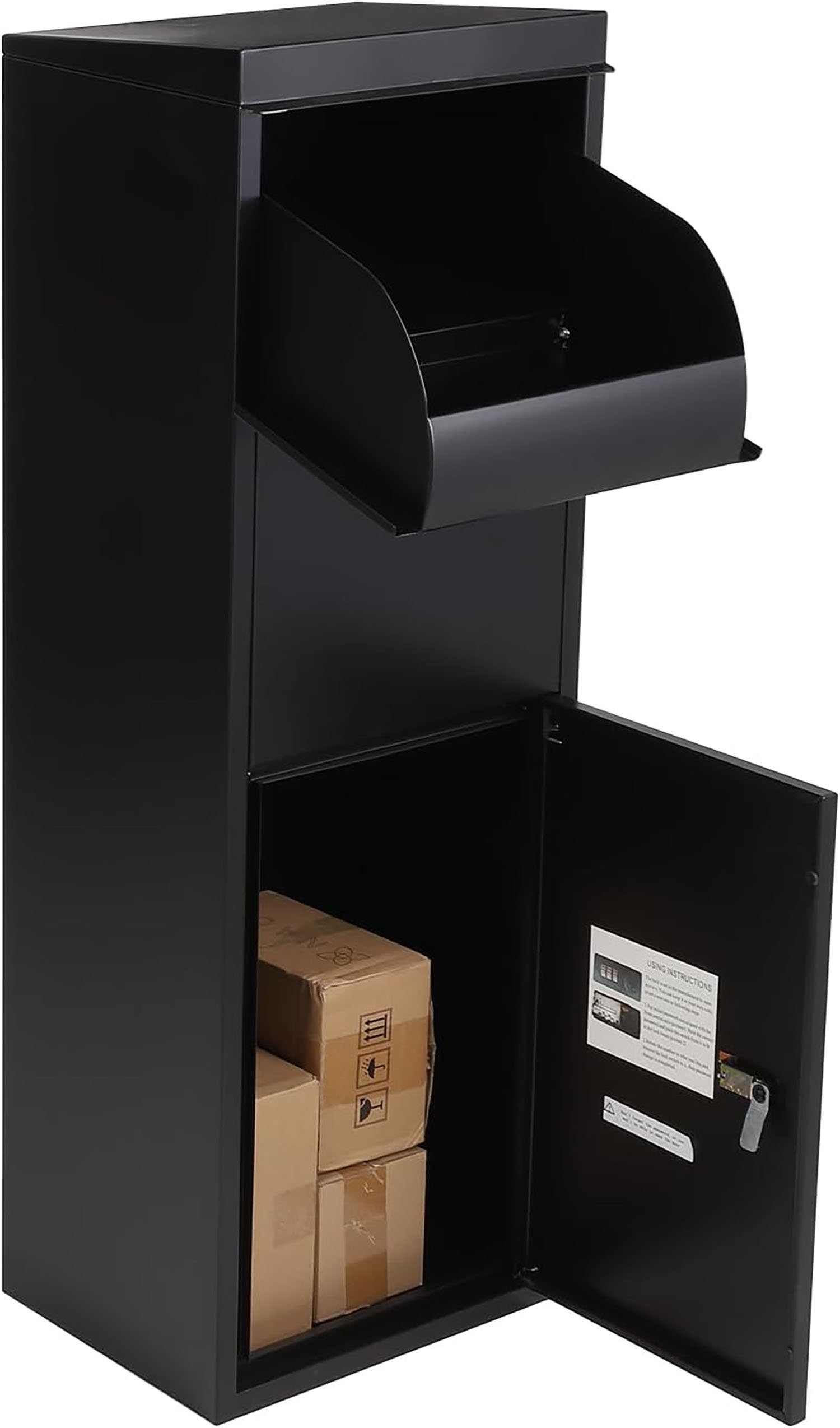 gaomon Large Mailbox For Outside, Combination Lock, Waterproof ...